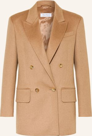 Max Mara Blazer Olimpia Aus Kamelhaar braun