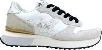 Sun 68 Femme, Chaussures, Multicolore, Taille: 36 EU Stargirl Glitter Logo Baskets