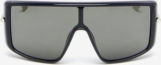Alexander McQueen T-Bar Visor-Sonnenbrille - Item 852607J07701055