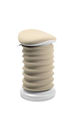 Topstar Sitness 4D AGR-Zertifiziert Dynamischer Sitzhocker papyrusweiss beige - ergonomischer Bürohocker - höhenverstellbar - stärkt den Rücken - entlastet di