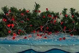 Best Season SA139, LED Cluster mit Reflektoren, Herzen 72 rote LED, C, Plastik, Rot, 180.0 x 3.0 x 3.0 cm