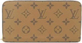Louis Vuitton Portefeuille long Monogram Reverse Pre-owned (bi-pli) - Femme - Pre-owned - Brun - Taille: ONE Size