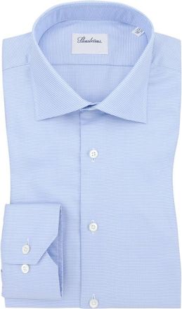 Stenstr&ouml;ms Hemd mit Kleinmuster und extralangem Arm, Slimline in