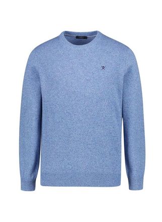 Hackett Herren Pullover blau unifarben