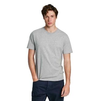 Pepe Jeans London Connor T-Shirt, Gris chiné, XL Homme