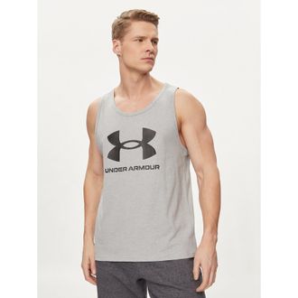 Under Armour Tank-Top Ua Sportstyle Logo Tank 1382883-035 Grau Loose Fit