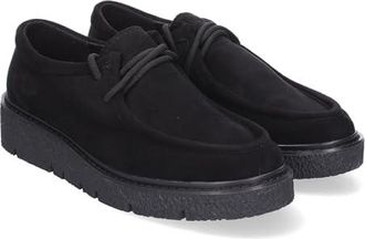 Shoes & Blues Mocassins pour femme, style Wallabys, confortables et &eacute;l&eacute;gants, fermeture &agrave; lacets, parfaits pour le quotidien., Noir, 38 EU