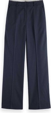 Scotch & Soda Damen Core Edie Pants, Night Blue Pinstripe 7439, 25W / 30L EU