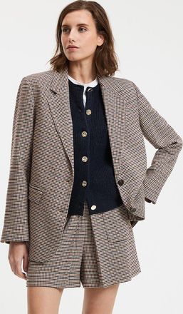 La Redoute Collections Blazer Coupe Droite &Agrave; Carreaux