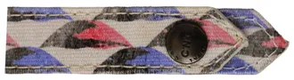 Costume National Logo-Embroidered Textile Belt - White