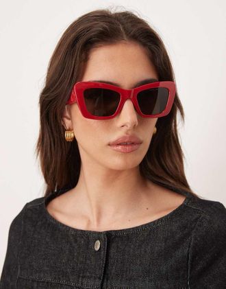 Marc Jacobs Marc Jacobs - Lunettes de soleil yeux de chat - Rouge