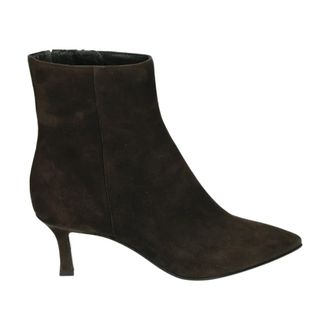 Kennel & Schmenger Braune Wildleder Stiefeletten mit niedrigem Absatz - - Shoes - Damen - Braun - 41 EU