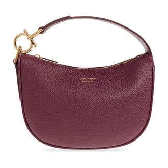 Ferragamo Femme, Sacs, Rouge, Taille: ONE Size Top Handle