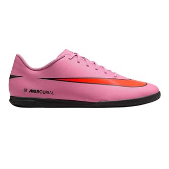 Nike Mercurial Hallenfu&szlig;ballschuhe f&uuml;r Herren, Leder (Pink/Schwarz)