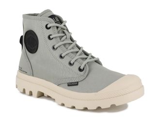Palladium Schn&uuml;rboots PALLADIUM PAMPA HI HTG SUPPLY, Damen, Gr. 38, abbey stone, Textil, Schuhe Schn&uuml;rboots, Schn&uuml;rstiefel, Schn&uuml;rstiefelette aus Canvas
