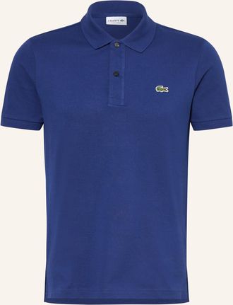 Lacoste Piqu&eacute;-Poloshirt Slim Fit blau