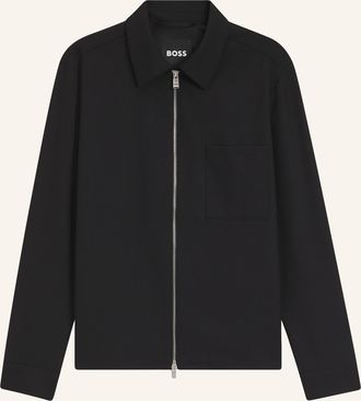 HUGO BOSS Sakko C-Carper-Zip-253 Regular Fit schwarz
