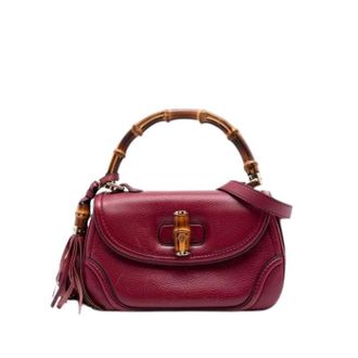 Gucci Pre-owned New Bamboo satchel - - Pre-owned - Damen - Rot - ONE SIZE