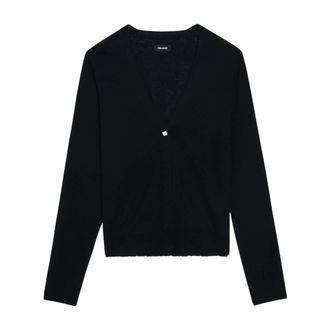 Zadig&Voltaire Cardigan Manylla - Femme - Pulls - Noir - Taille: 38 FR
