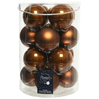 Kaemingk H&auml;ngende Weihnachtskugeln aus Glas 8 cm Zimt. 16. September