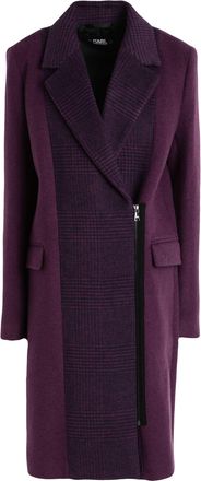 Karl Lagerfeld CONTRAST PANEL ZIP COAT