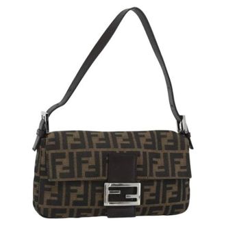 Fendi Pre-owned Sac bandouli&egrave;re vintage Zucca Canvas - Femme - Pre-owned - Brun - Taille: ONE Size