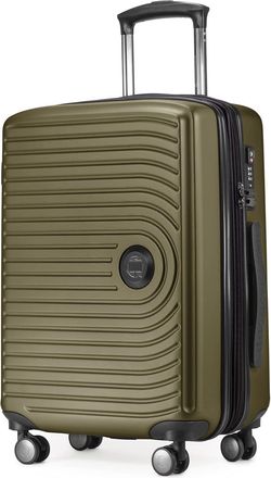 HAUPTSTADTKOFFER Mitte - Hartschalenkoffer Handgepäck 55x40x23 leicht, 4 Rollen, Reisekoffer Rollkoffer Handgepäckkoffer Bordgepäck Fluggepäck Trolley Koffer, erweiter