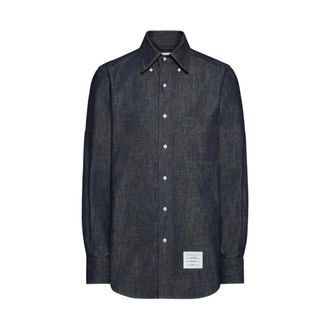 Thom Browne Homme, Chemises, Bleu, Taille: L Mwl435S F1105 415