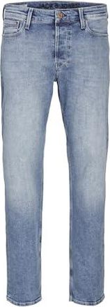 Jack & Jones Jjichris Jjreed Jos 283 Sn Jeans, Bleu Denim, 34W x 32L Homme