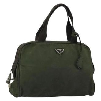 Prada Pre-owned Vintage Nylon Hand Bag - - Pre-owned - Damen - Gr&uuml;n - ONE SIZE