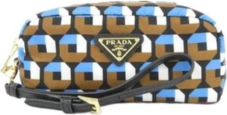 Prada unisex, Pre-owned, Multicolore, Taille: ONE Size Pochette Vintage Pre-owned
