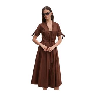 Sandro Ferrone Savonarola Kleid - - Dresses - Damen - Braun - M