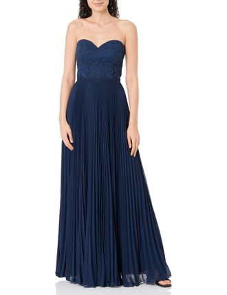 Laona Damen Evening Dress LA51607L Partykleid, Blau (Stormy Blue 7011), 40 (Herstellergröße: L)
