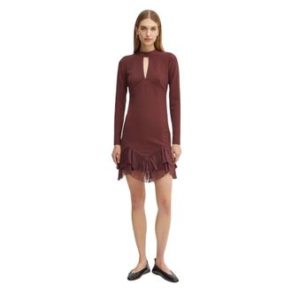Twinset Damen, Kleider, Braun, SGr&ouml;&szlig;e
