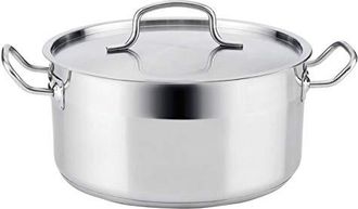 Quid Cook INOX Basika Kasserolle, Edelstahl 18 x 8,5 cm
