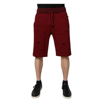 Dolce & Gabbana Bermuda Sweatshorts - - Shorts - Herren - Rot - 2XL