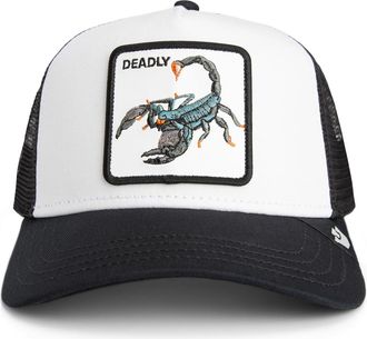 Goorin Brothers Trucker Cap Deadly Dust Void Wei&szlig; Schwarz, Size:OneSize