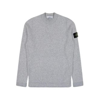 Stone Island Homme, Pulls, Gris, Taille: 3XL Maille &agrave; col rond