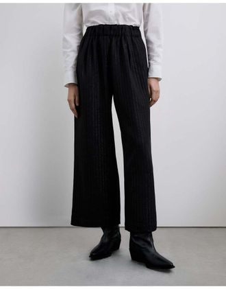 Scalpers Pantalon en maille - Noir