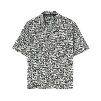 Palm Angels Homme, Chemises, Multicolore, Taille: 2XL Chemise de bowling Waves