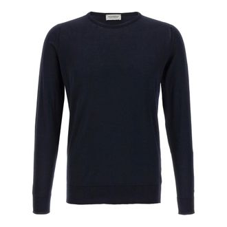 John Smedley Herren, Strickwaren, Blau, LGr&ouml;&szlig;e