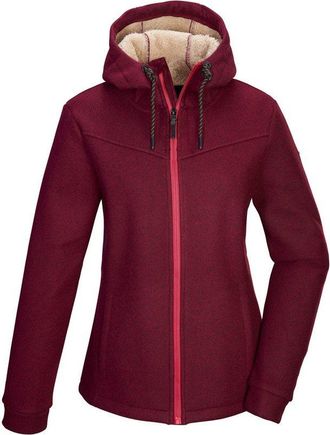 G.I.G.A. DX by killtec Fleecejacke GW 38 WMN KNTFLC JCKT Strickfleecejacke mit Teddyfutter, verstellbarer Kapuze, Kinnschutz