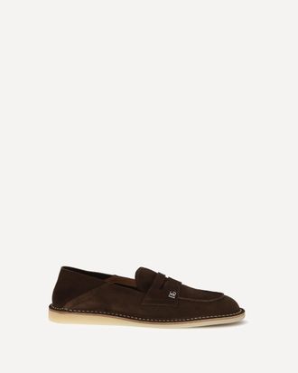 Dolce & Gabbana Suede Loafers Male 41.5