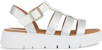 Geox Fille D Dandra 40 B, Blanc Cassé, 40 EU