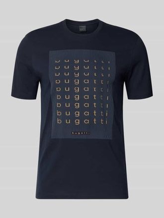 Bugatti Regular Fit T-Shirt mit Logo-Print