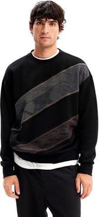 Desigual Sweat_Amadeo, Noir, Small Homme