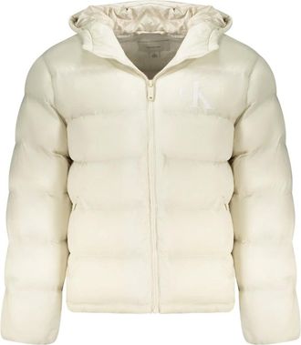 Calvin Klein Homme, Vestes, Blanc, Taille: XL Monogram Puffer Jacket