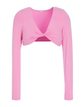8 by YOOX VISCOSE JERSEY FRONT TWIST TOP