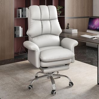 Generic B&uuml;rostuhl, Gaming-Stuhl, Hochlehner f&uuml;rs Wohnzimmer, Drehstuhl mit Rollen, ergonomischer Aufstehsessel mit Lendenwirbelst&uuml;tze