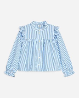 Arket R&uuml;schenbluse -Blau